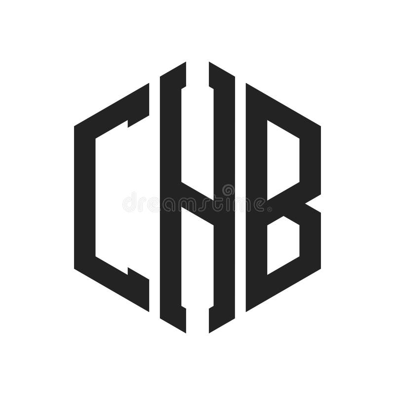 CHB Logo Design. Initial Letter CHB Monogram Logo Using Hexagon Shape ...