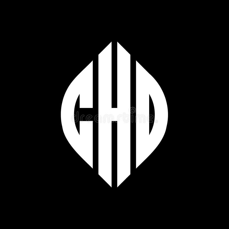 CHD Circle Letter Logo Design with Circle and Ellipse Shape. CHD ...