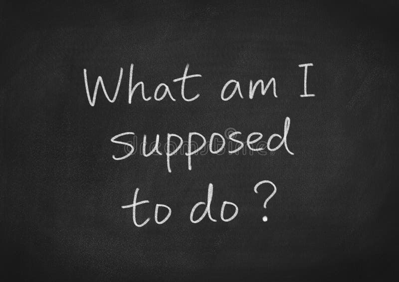 Cosa devo fare? illustrazione di stock. Illustrazione di testo - 78305919