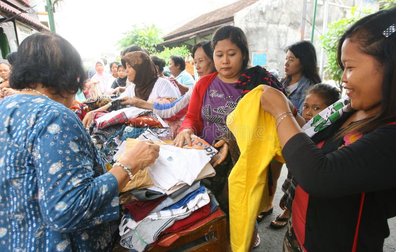 Cheap clothes editorial stock image. Image of poor, city - 43020459