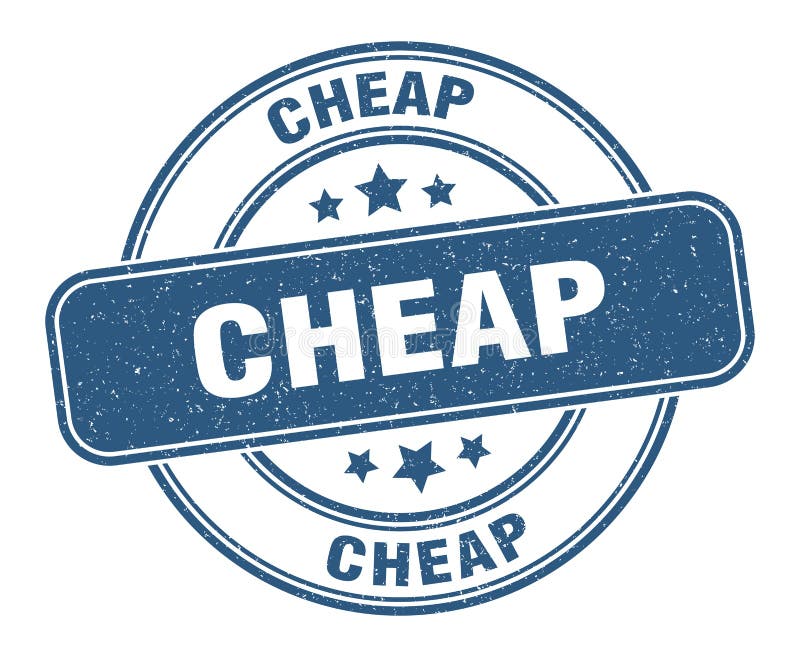Cheap Stamp. Cheap Round Grunge Sign Stock Vector - Illustration of ...