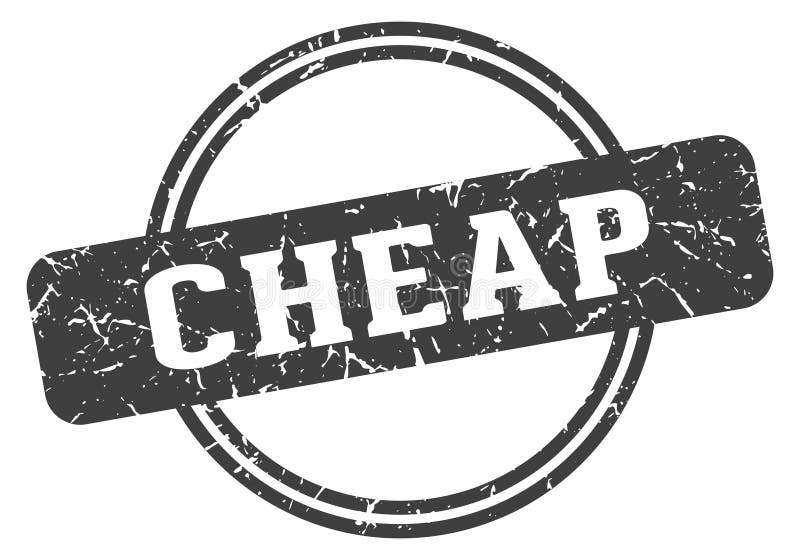 Cheap stamp stock vector. Illustration of circle, design - 365329481