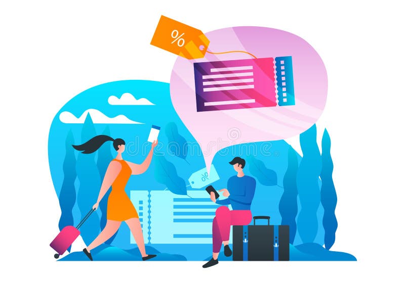 Cheap tickets banner stock vector. Illustration of booking - 154876351