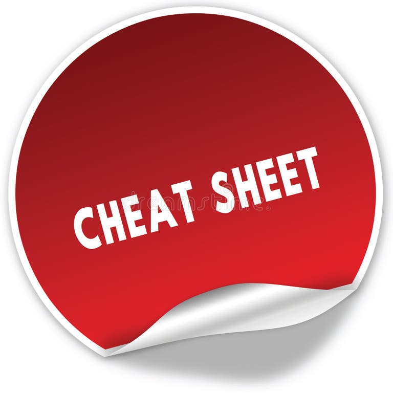 Cheat Sheet Stock Illustrations – 231 Cheat Sheet Stock Illustrations ...