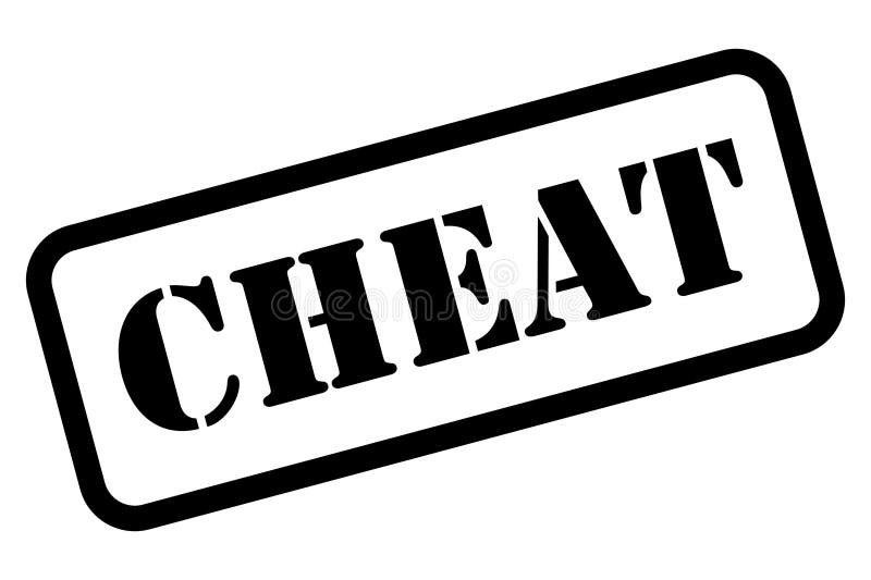 Cheat Stamp Vector stock vector. Illustration of design - 343505543