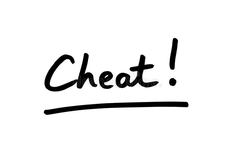 Cheat stock illustration. Illustration of deception - 178583605