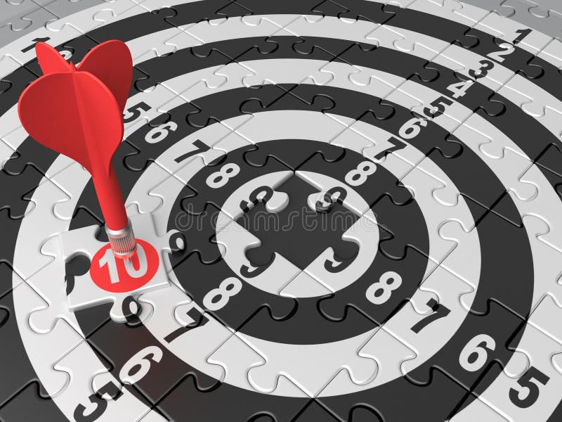 Cheating stock illustration. Illustration of darts, background - 16694497