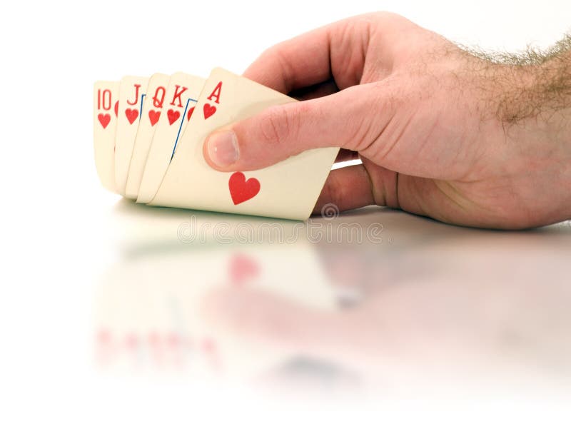 Cheating at Cards stock image. Image of casino, cheat - 3994993