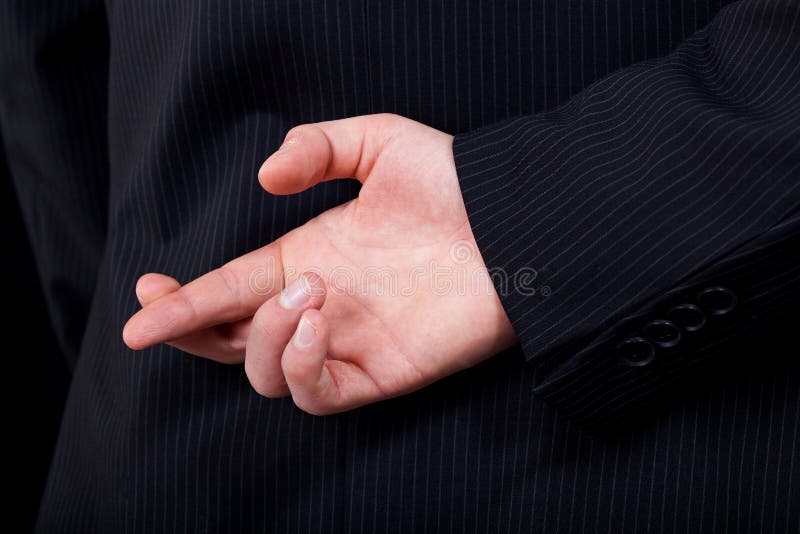 Cheating hand gesture stock image. Image of businessman - 39263519