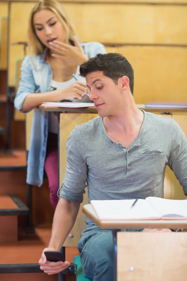 Cheating Students During Exam Stock Photo - Image: 65422859