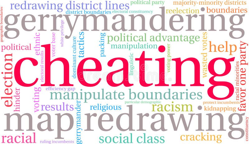 Cheating Word Cloud stock vector. Illustration of electoral - 136504401