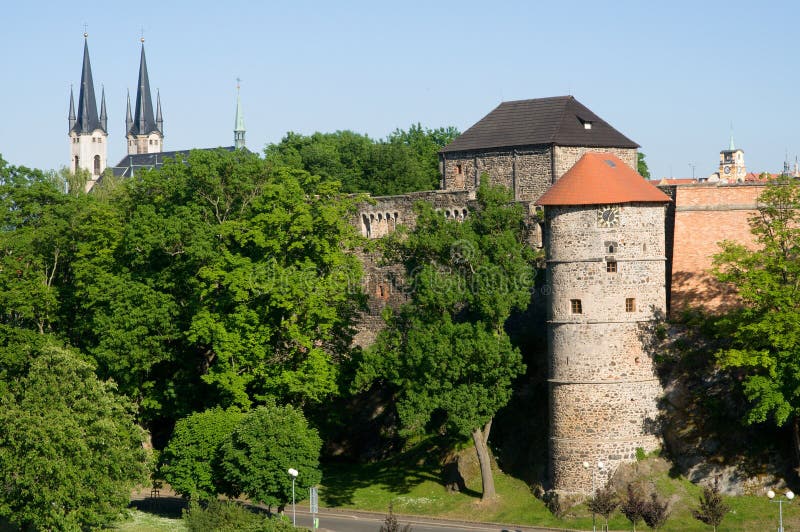 Castle in Cheb town stock photo. Image of site, brick - 53043694