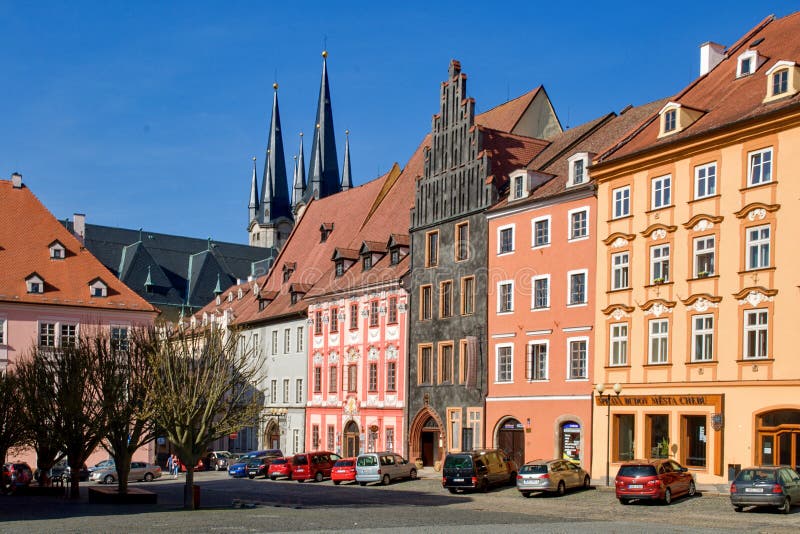 Cheb town stock photo. Image of cobblestone, city, clear - 53049612