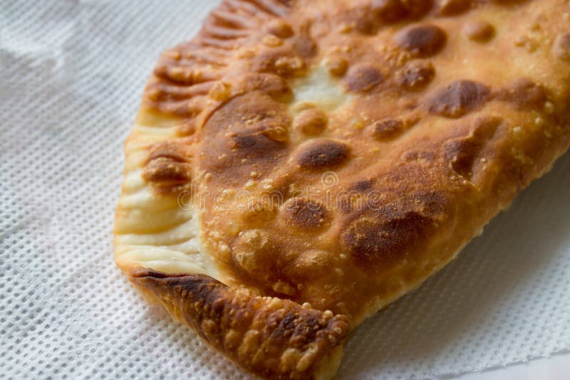 Cheburek pie stock image. Image of pastry, fried, tasty - 75426235