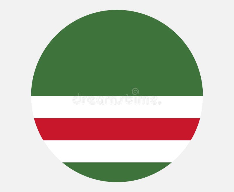 Chechen Republic Flag National Europe Emblem Icon Vector Stock Vector ...