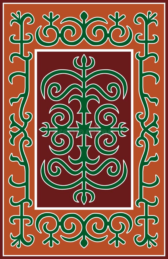 Chechen Traditional Ornament. Vector Illustration. Stock Vector ...