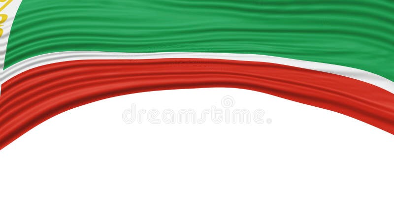 Chechnya Flag Wave, National Flag Stock Illustration - Illustration of ...