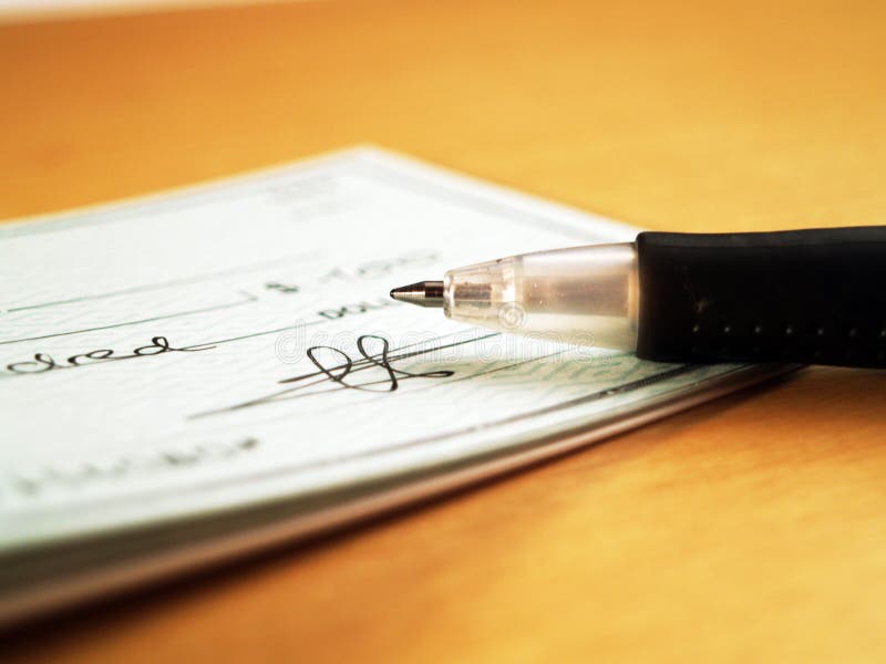 Check stock image. Image of banking, capital, brown, blurred - 893747