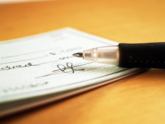 Check stock image. Image of banking, capital, brown, blurred - 893747