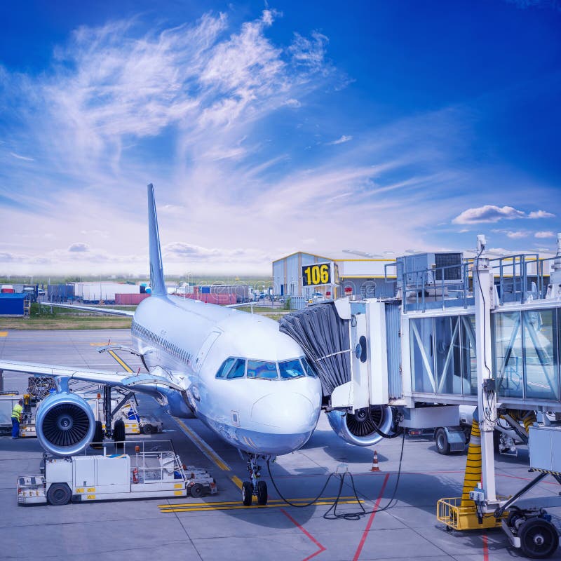 Check in editorial stock image. Image of airliner, arrival - 97240014