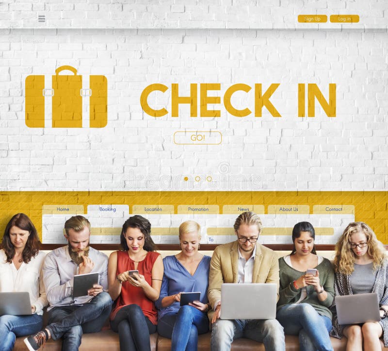 Check in Airport Flight Traveling Concept Stock Photo - Image of ...