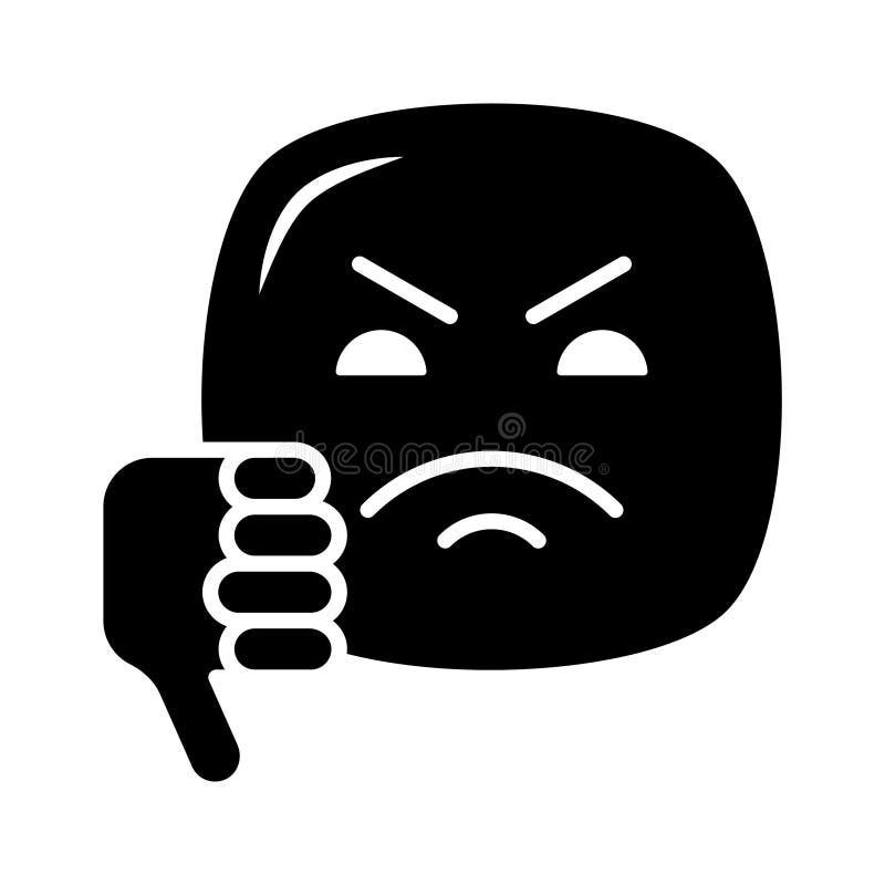 Check this Amazing Icon of Dislike Emoji, Unique and Creative Vector ...