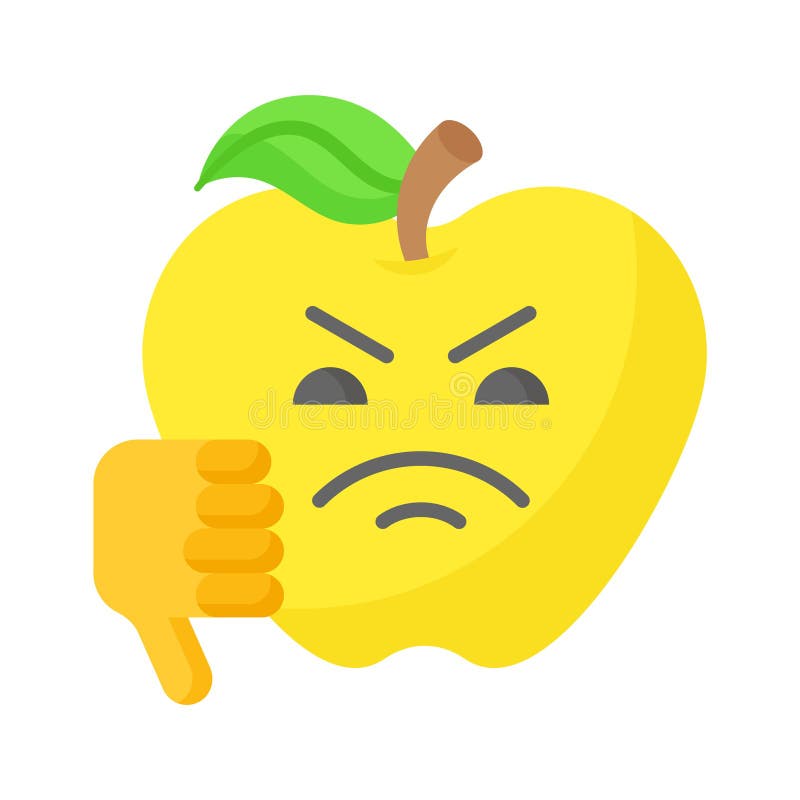 Check this Amazing Icon of Dislike Emoji, Unique and Creative Vector ...