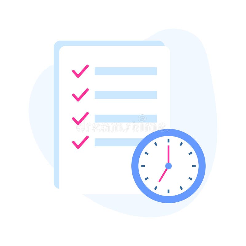 Check this Amazing Icon of daily Planning in Modern Style Stock Vector ...