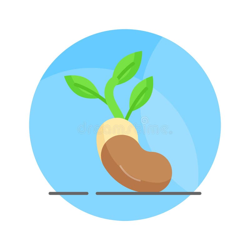 Check this Amazing Icon of Seed Sprouting in Modern Style, Easy To Use ...
