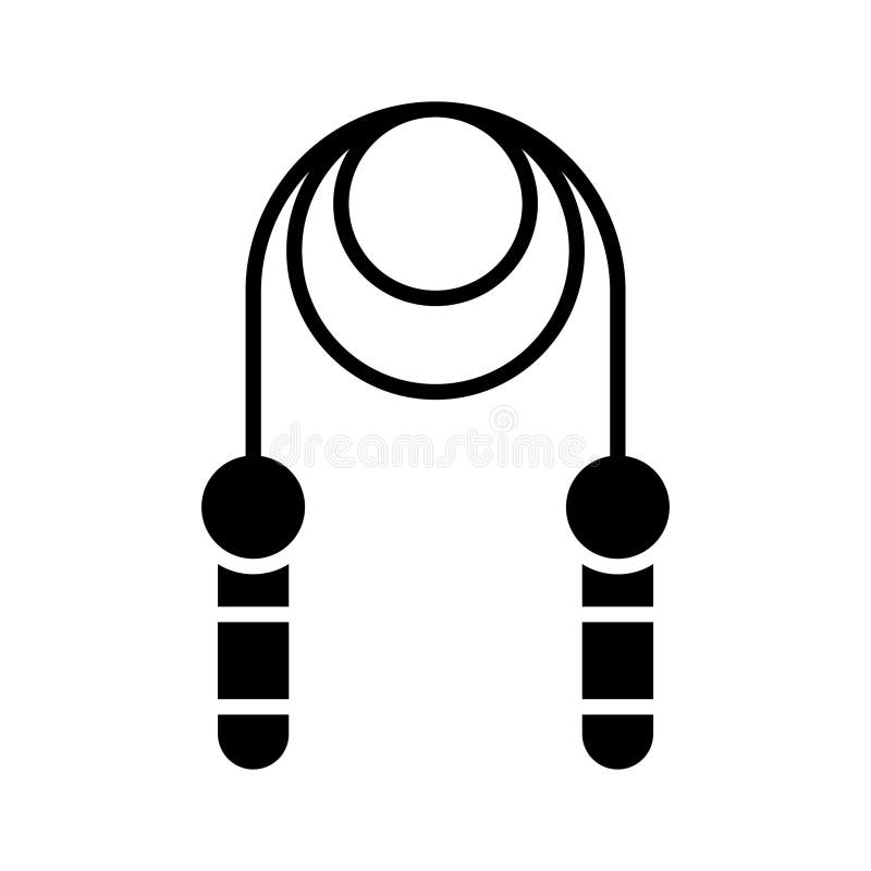 Check this Amazing Icon of Skipping Rope, Fitness String, Ready To Use ...