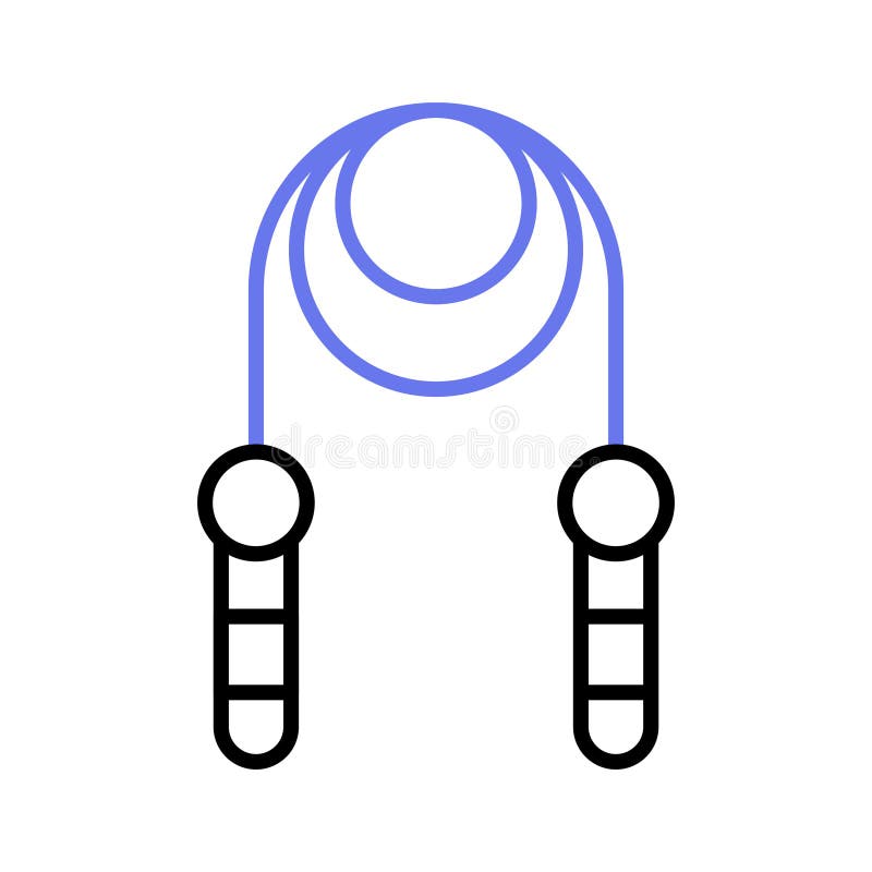 Check this Amazing Icon of Skipping Rope, Fitness String, Ready To Use ...