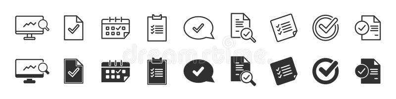 Verify Report Icons Stock Illustrations – 260 Verify Report Icons Stock ...