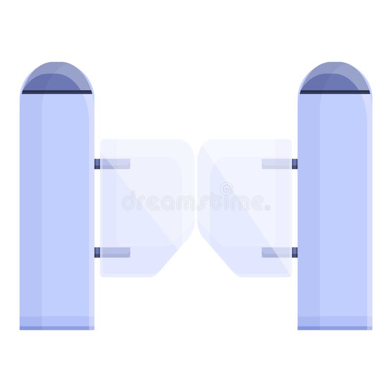 Automatic Entry Door Icon, Cartoon and Flat Style Stock Vector ...