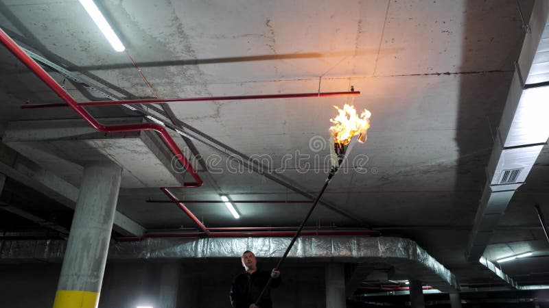 Check of Automatic Work of Fire Extinguishing of Underground Parking ...