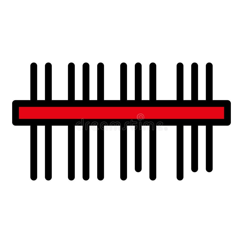 Check Barcode Icon Vector Flat Stock Vector - Illustration of line ...