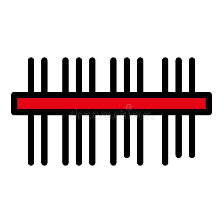 Check Barcode Icon Vector Flat Stock Vector - Illustration of line ...