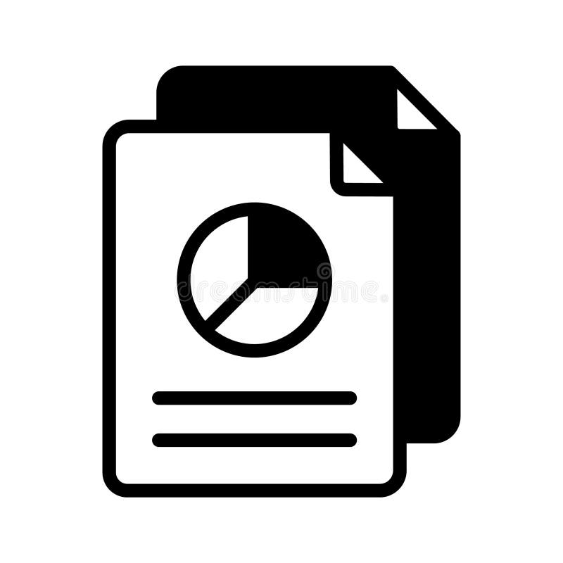 Check this Beautifully Designed Icon of Business Report, Statistics ...