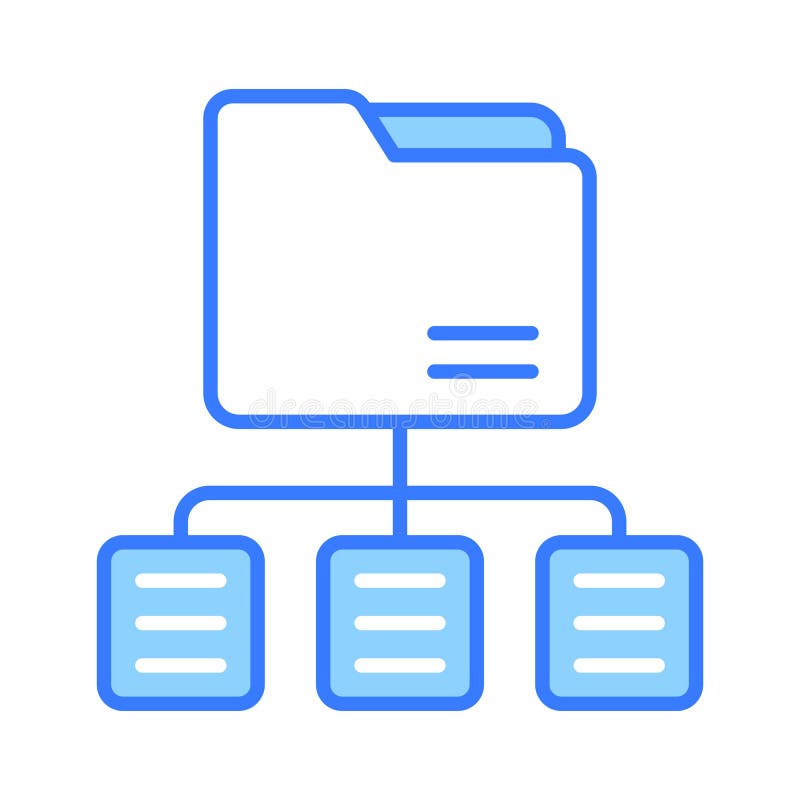 Check this Beautifully Designed Vector of Network Folder in Modern ...