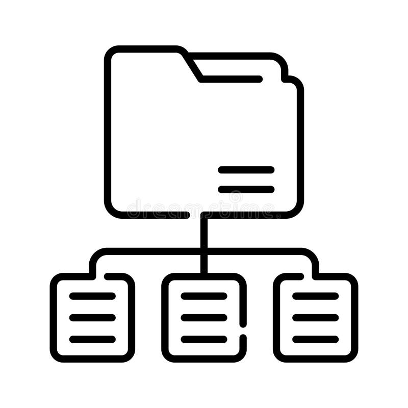 Check this Beautifully Designed Vector of Network Folder in Modern ...
