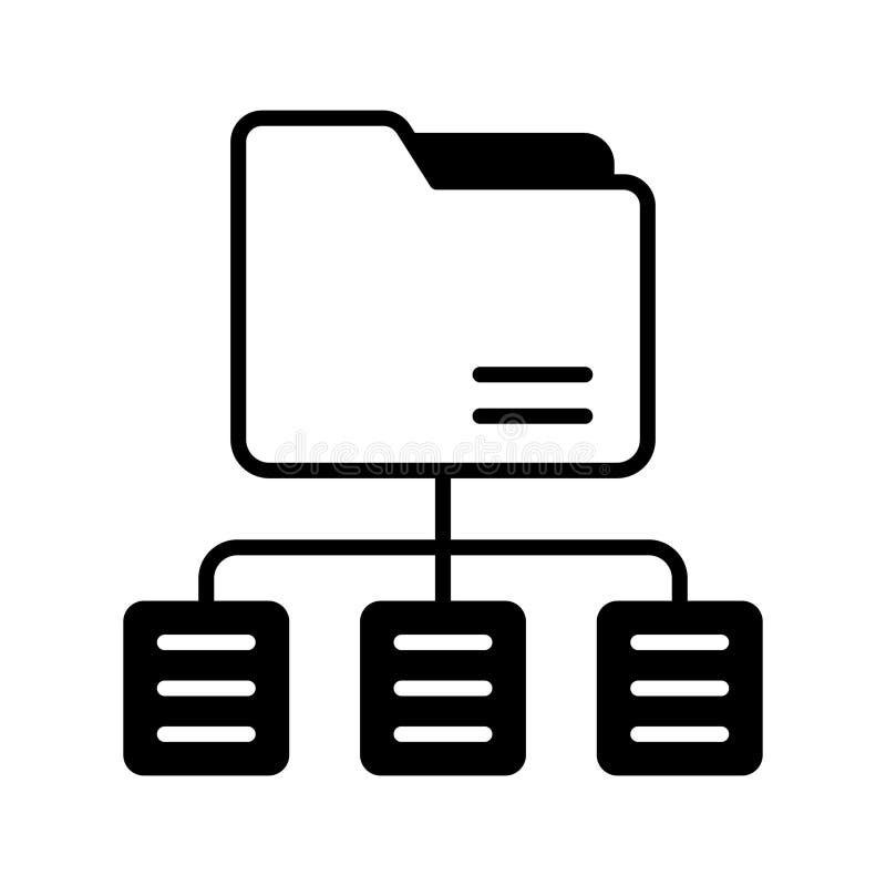 Check this Beautifully Designed Vector of Network Folder in Modern ...