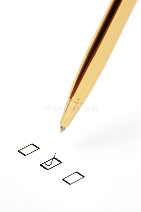 Check box stock image. Image of page, consent, document - 16850445