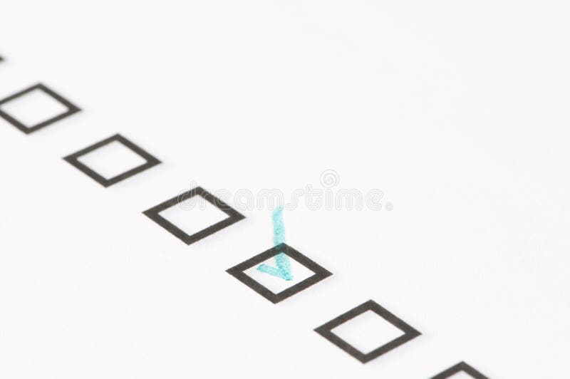 Check the box stock image. Image of mark, tick, business - 17091131