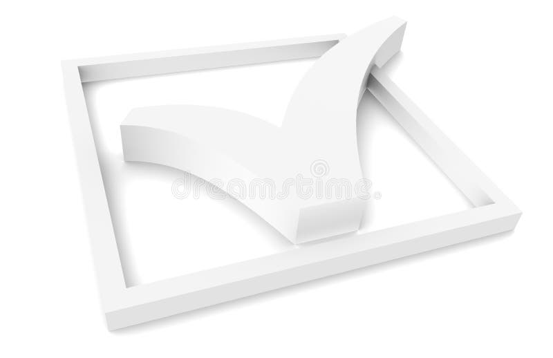 Check box stock illustration. Illustration of vote, tick - 19993932