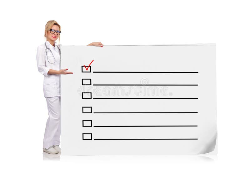 Check box stock image. Image of lady, physician, frame - 38208511