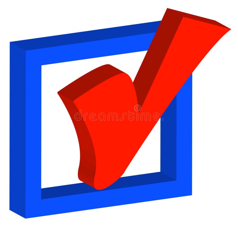 Check in box stock vector. Illustration of problems, point - 4626112