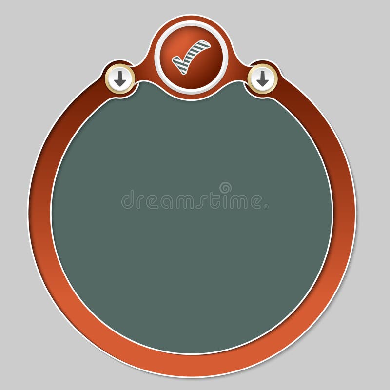 Check box stock vector. Illustration of arrows, metal - 55670771