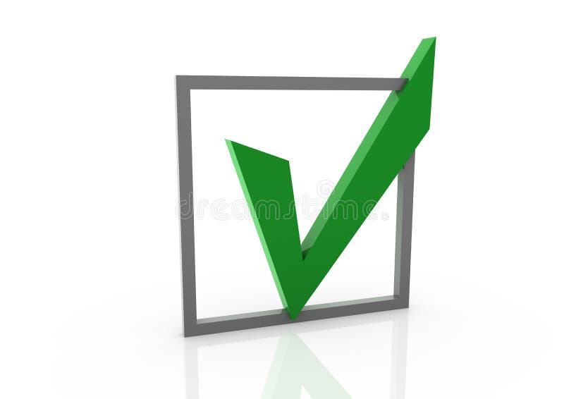 Got it Done Check Mark Box Finished Task Job Complete Stock ...