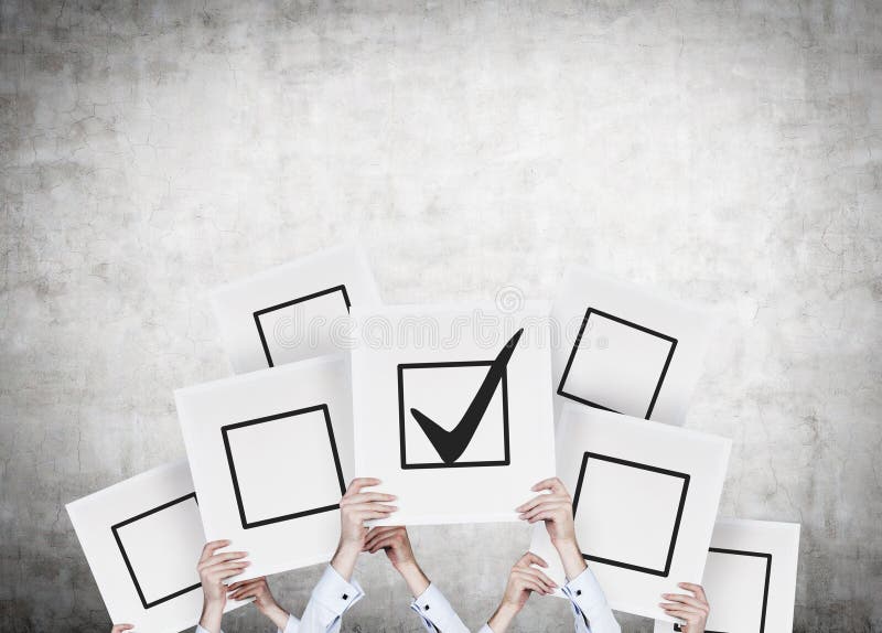 Check box stock image. Image of idea, hand, checklist - 50718737