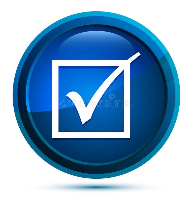 Blue Check Box Icon Stock Illustrations – 4,660 Blue Check Box Icon ...