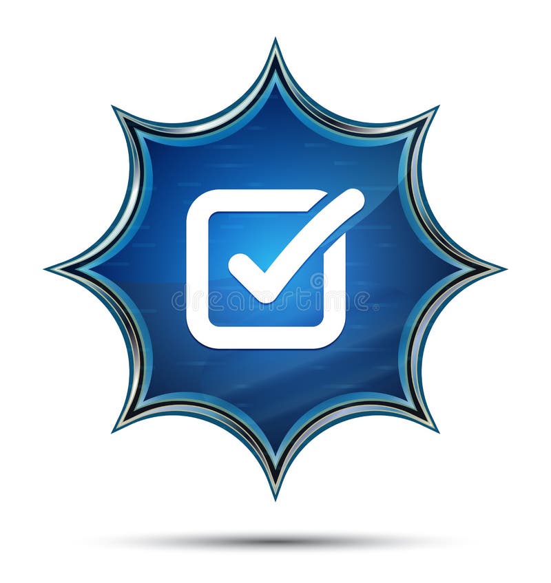 Blue Check Box Icon Stock Illustrations – 2,621 Blue Check Box Icon ...